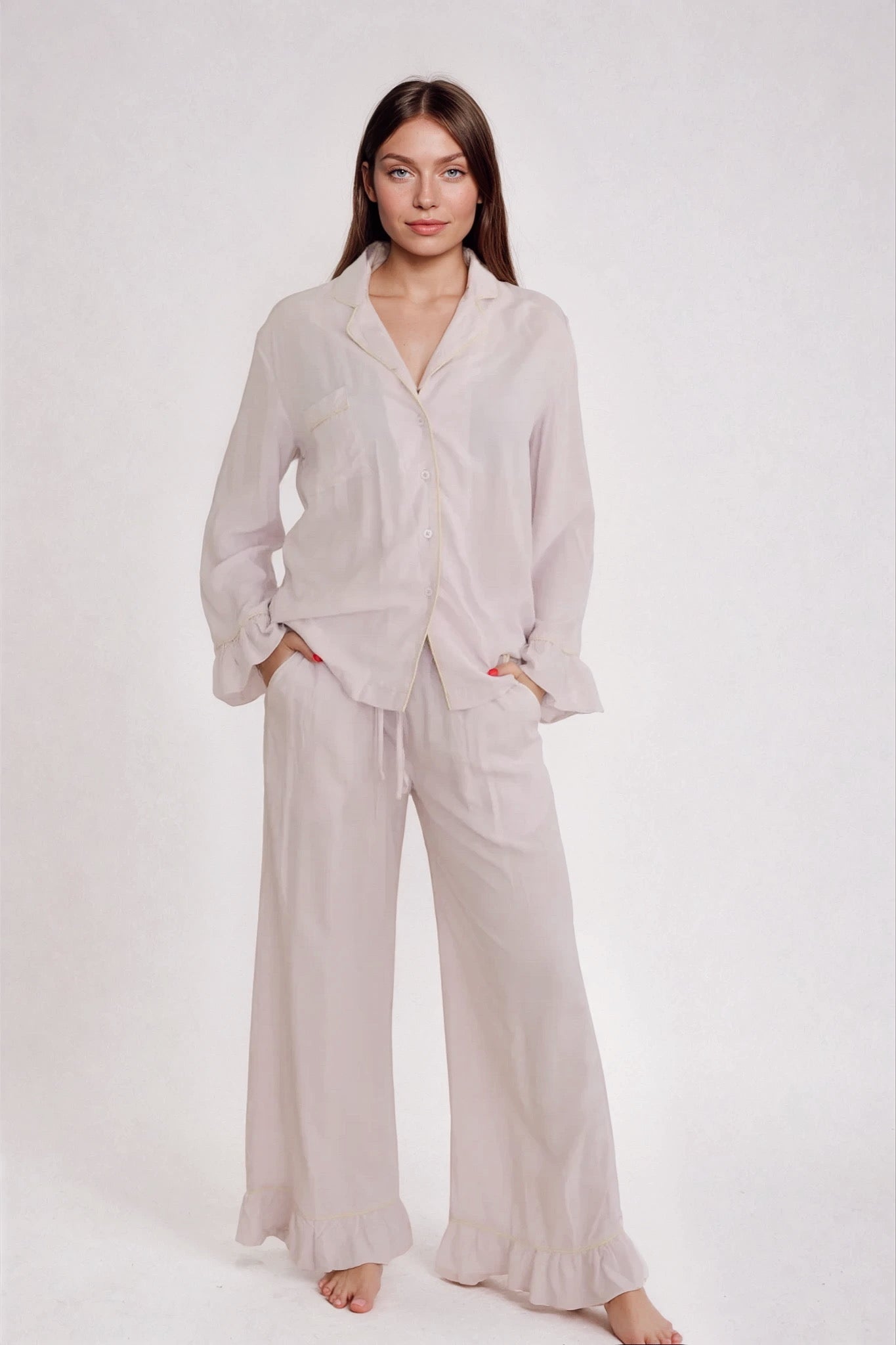 Day Naps - Periwinkle Pajama Set – Carolina Benoit