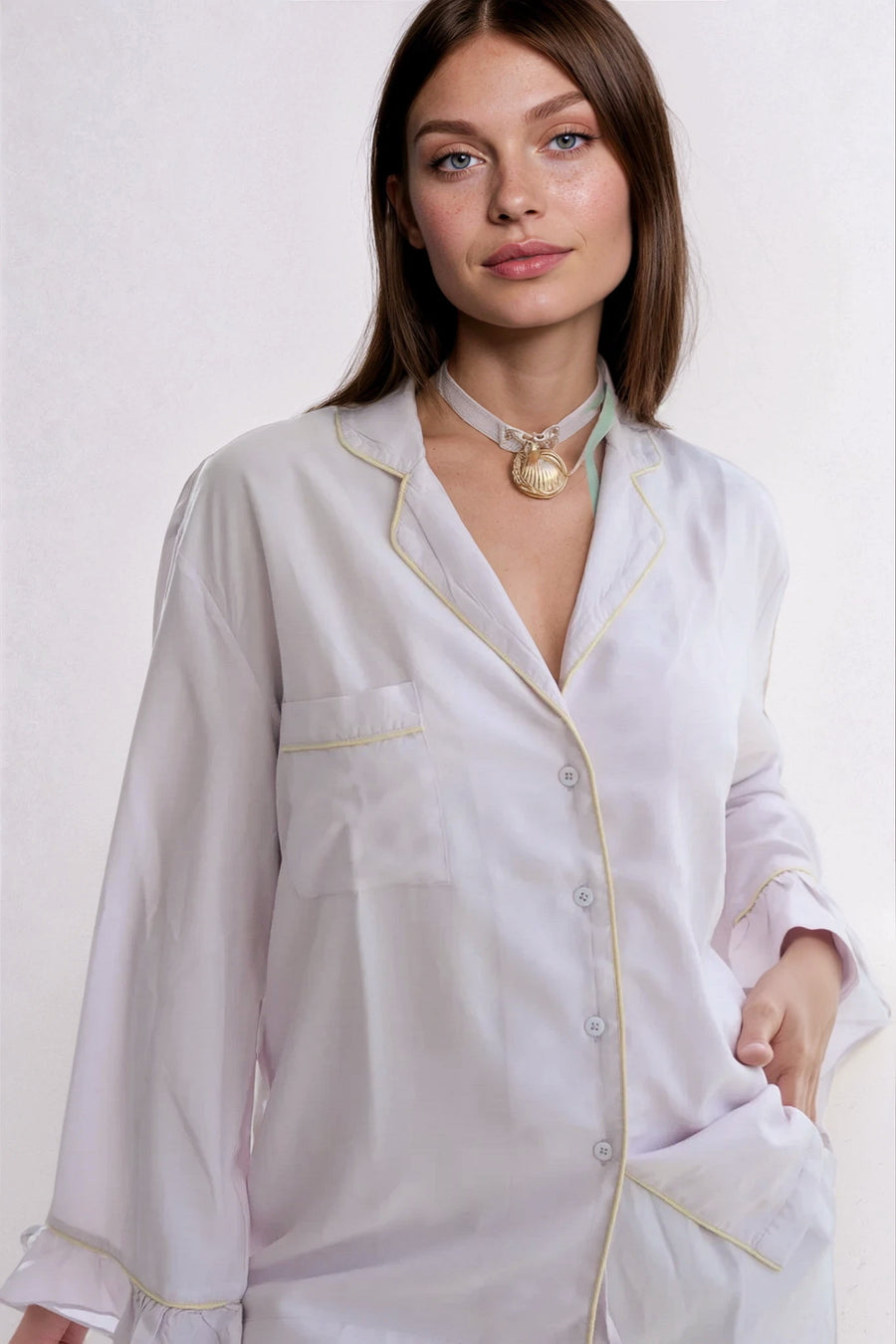 Day Naps - Periwinkle Pajama Set – Carolina Benoit